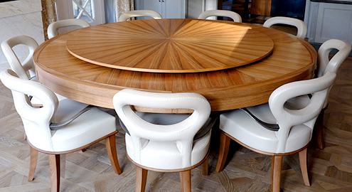 Zeist Walnut & Bronze - Fletcher Tables : Fletcher Tables
