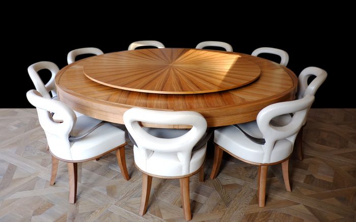 Zeist Walnut & Bronze - Fletcher Tables : Fletcher Tables